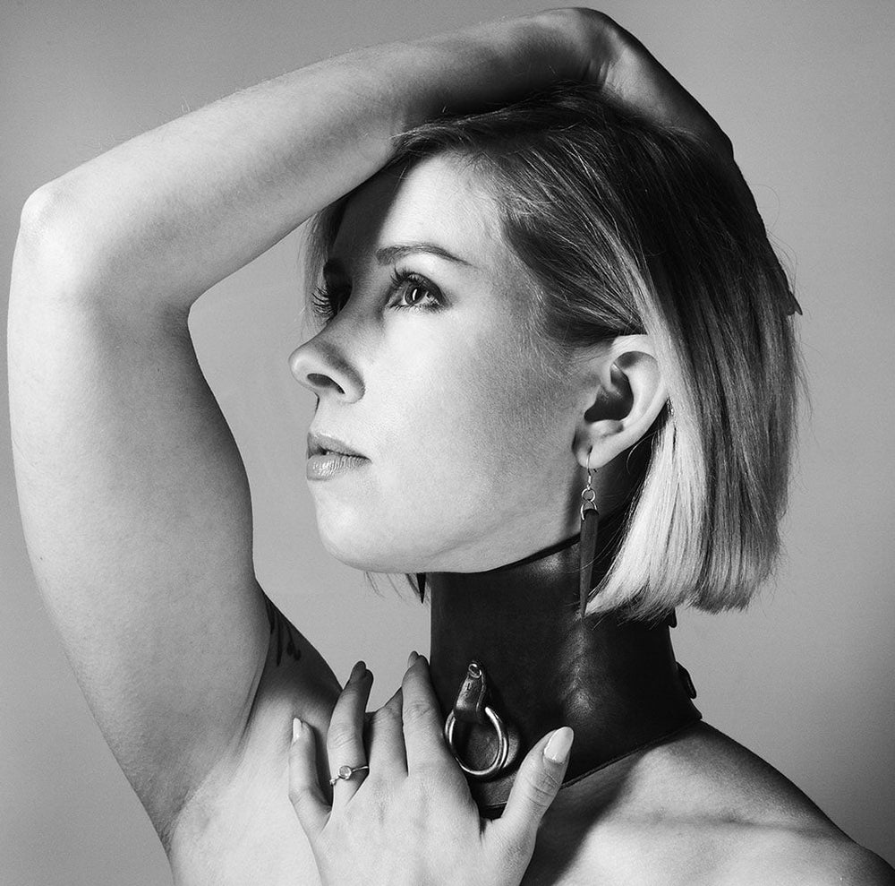 BDSM Posture Collar | Leather Bondage Collar | LVX Supply & Co